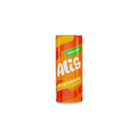 Alis Orange Flavored Soft Drink 250cc Alis Holding