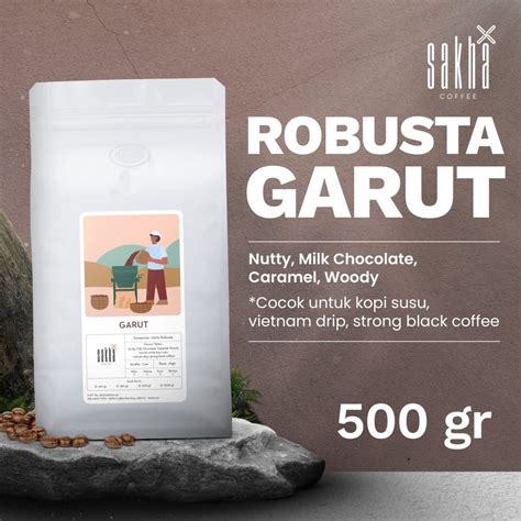Kopi Robusta Garut Jawa Barat 500 Gram Sakhacoffee