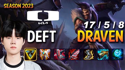 Dk Deft Draven Vs Varus Adc Patch 1320 Kr Ranked Youtube