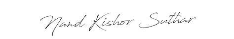 81 Nand Kishor Suthar Name Signature Style Ideas Professional