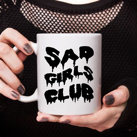 Sad Girls Club Svg Png Depression Svg Anxiety Svg Gothic Etsy