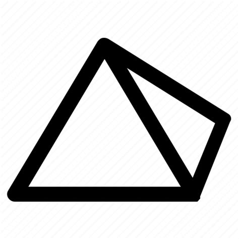 Abstract Basic Pyramid Shape Icon