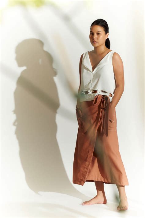 Marion Midi Skirt Clay Anika