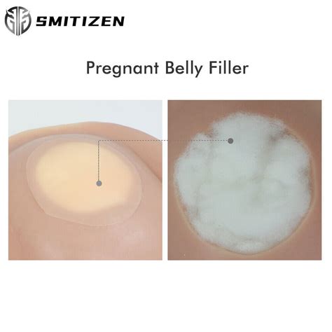Roanyer Silicone Fake Twins Bump Pregnant Belly H Cup Breast Forms Big