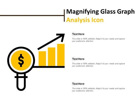 top 10 statistical analysis icon with magnifying glass powerpoint