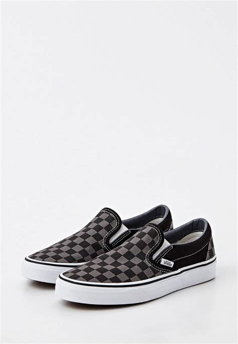 Слипоны Vans Classic Slip-On, цвет: серый, RTLABE012601 — купить в ...
