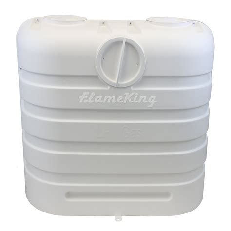 Flame King Dual 30lb Propane Lp Tank Light Plastic Heavy Duty Cover For