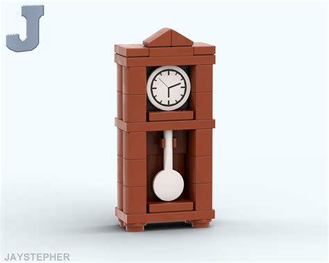Lego Moc Grandfather Clock By Jaystepher Rebrickable Build With Lego