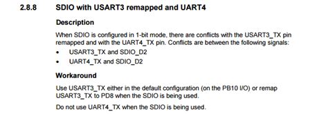 stm32f103rct6 how to use sdio and uart4 stmicroelectronics community