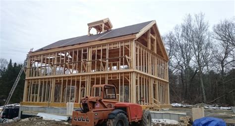 Timber Passive House Walls Going Up