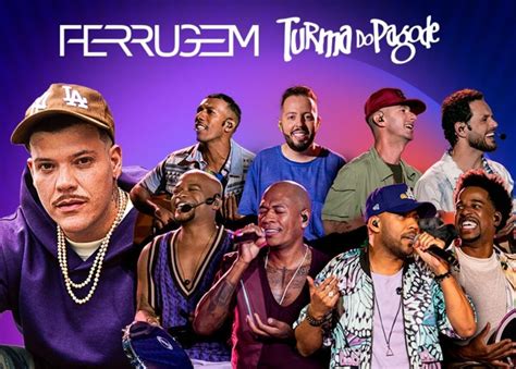 Os Ingressos Para O Show De Ferrugem E Turma Do Pagode Já Estão à Venda
