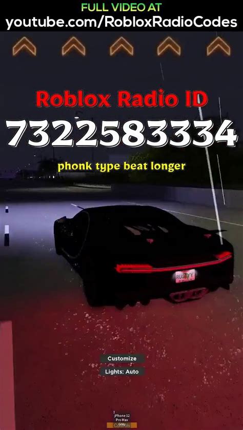 Phonk Type Beat Longer Roblox Code In 2022 Roblox Roblox Codes Coding