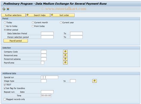 PC00 M48 CDTA SAP Tcode Bank Transfer Pre Program DME 48