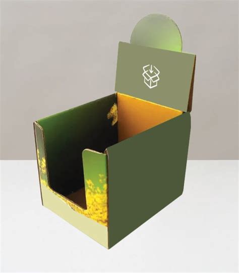 Custom Cardboard Counter Displays Printed Custom Packaging Boxes With