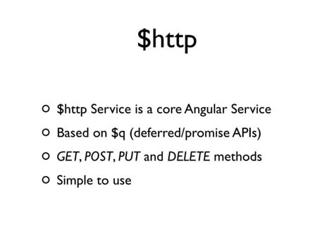 Rest In Angularjs Ppt