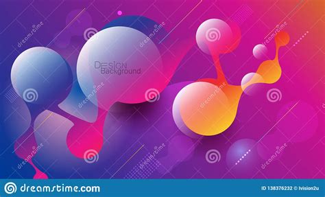Minimal Abstract 3d Shape Fluid And Liquid Gradient Colorful Background For Layout Banner
