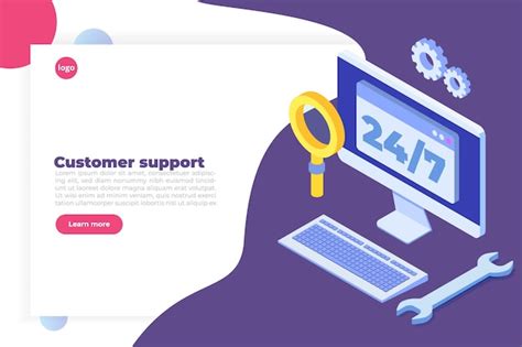 Premium Vector Support Or Call Center Concept