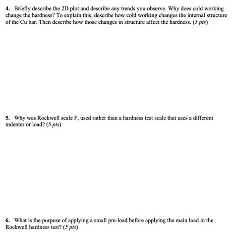Solved From Lab Use The Posted CANVAS Hardness Data Cu Chegg