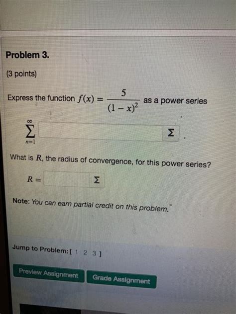 Solved Problem 3 3 Points Express The Function Fx 5