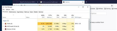 One Youtube Video Running 6GB Memory 41 CPU R Firefox