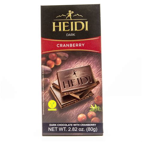 Heidi 282 Oz Dark Cranberry Chocolate European Food Express