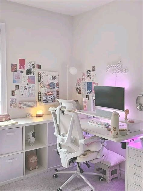 Girly Gaming Setup And Coding Life En 2025 Inspo De Dormitorio Ideas