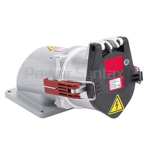 Powersyntax High Current Socket Part 4p 200a Ip67 400v Heavy Duty Wall