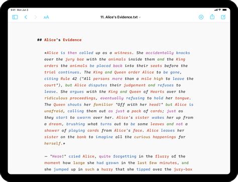 Syntax Highlight IPad IA