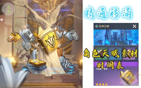 【v36攻略·活动详解】精通移涌 角色天赋素材时间表新 原神社区 米游社
