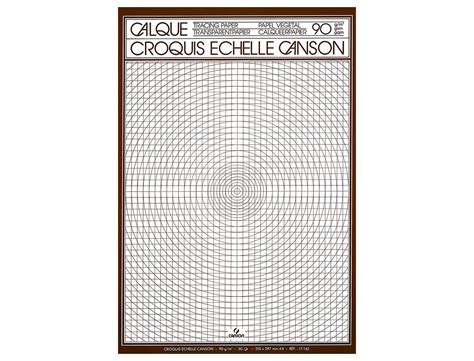 Isère Bureau Bourgoin Jallieu BLOC PAPIER CALQUE CANSON A CROQUIS ÉCHELLE X MM GOMMAGES