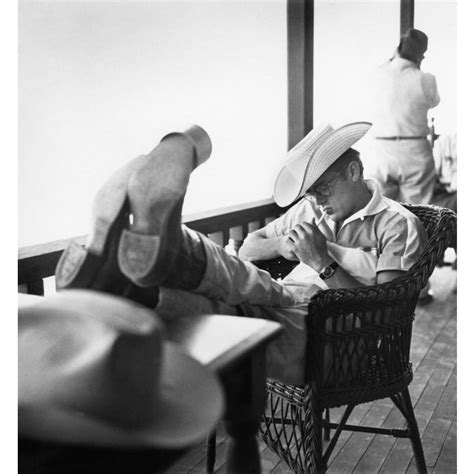 James Dean On Location For Giant In 1955 11x14 Print By Sid Avery