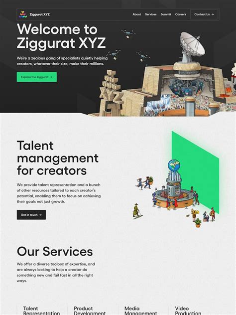 parallax scrolling website examples
