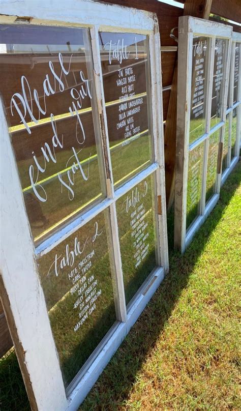 Window Seating Chart