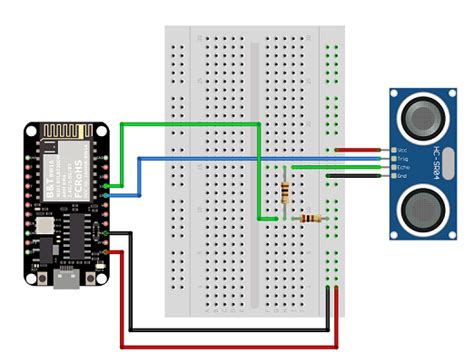 Gpio Measure Distance By Ultrasound Module Realtek Iotwi Fi Mcu