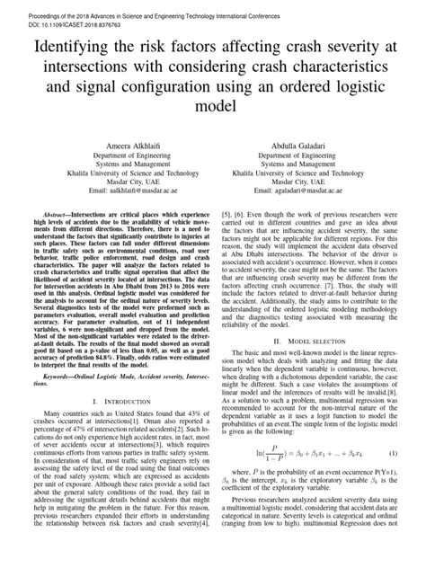 identifying the risk factors affecting c pdf logistic regression
