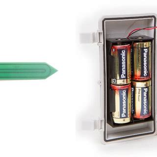 Picture Of The Soil Moisture Sensors Smt And The Data Logger