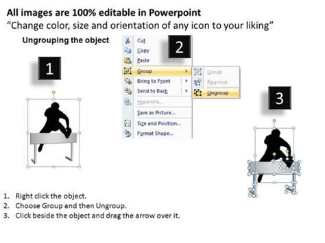 Overcoming Hurdles Powerpoint Slides And Ppt Template Diagrams