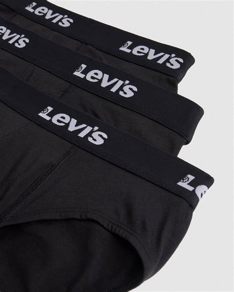 Solid Basic Briefs 3 Pack Black Levis® Us