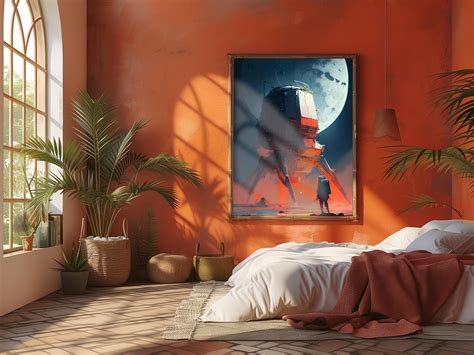 Giant Robot Concept Art Trending On Artstation Unique Space Art Sparth