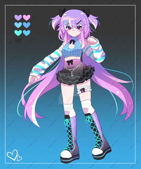 Neon Pastel Cutie Open By Senpai Arts On Deviantart