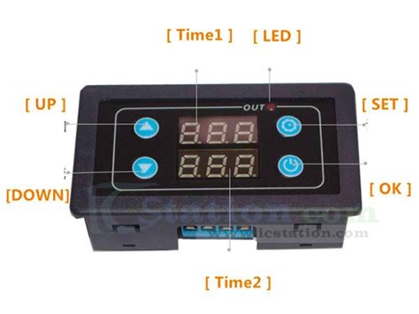 AC V V Programmable Digital Cycle Delay Relay Timer Switch Module