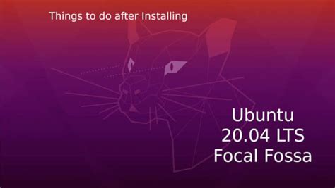 24 Things To Do After Installing Ubuntu 20 04 LTS Focal Fossa
