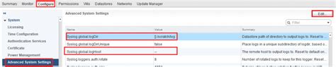 Manually Configure Esxi Syslog Location Virtubytes