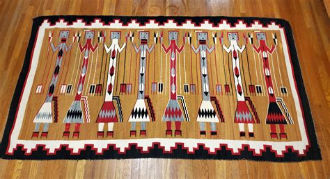Navajo Yei Rug 1960s Morning Star Traders