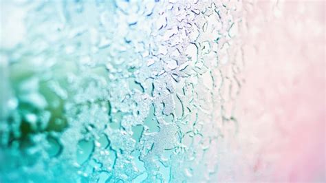 Macro View Of Frosted Glass With Light Diffusion And Soft Pastel Colors
