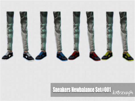 The Sims Resource Sneakers Newbalance Set001