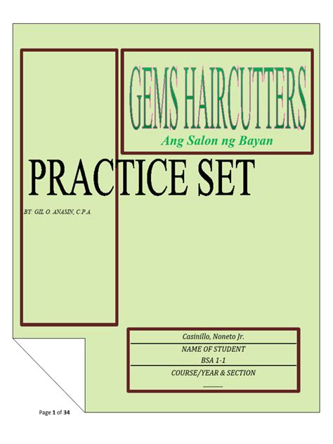 1 Bsa Workbook Ps Service 3 Pdf Debits And Credits Financial