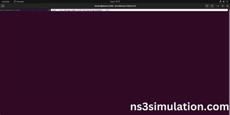 Executing The Example Basic Energy Source Program Ns3 Projects