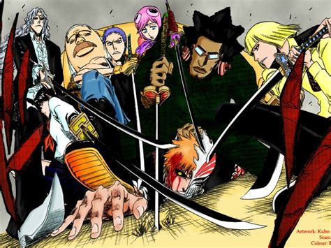 Shinji Hirako Rōjūrō Ōtoribashi Mashiro Kuna Bleach Lisa Yadomaru
