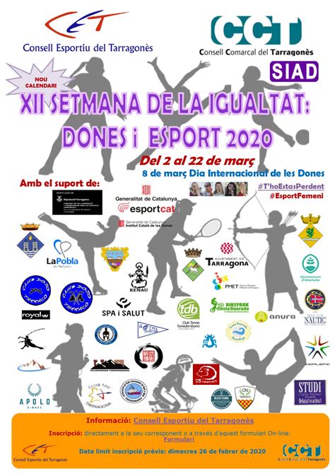 INICI XII SETMANA DE LA IGUALTAT DONES i ESPORT de març de Consell Esportiu del